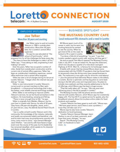 Newsletters - Loretto Telecom
